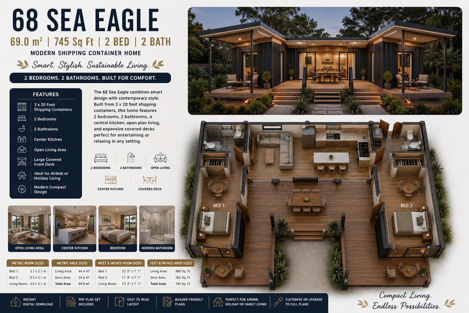 Shipping Container Homes – Australian Floor Plans
